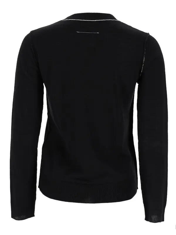MAISON MARGIELA Maglia Con Patch Logo