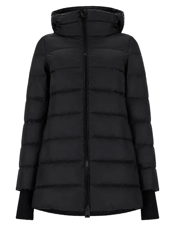 Herno Piumino A-shape In Nylon Chamonix - Black