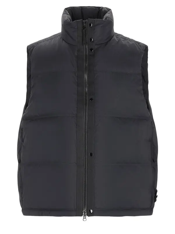 Stone Island Smanicato Antistrappo Imbottito In Piuma - Black