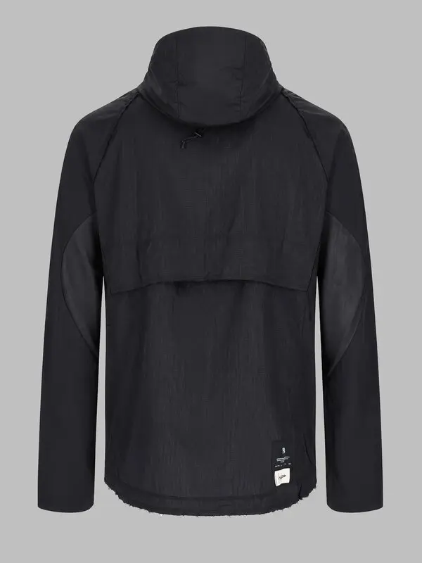 Y3 Giacca "running" Con Cappuccio E Zip