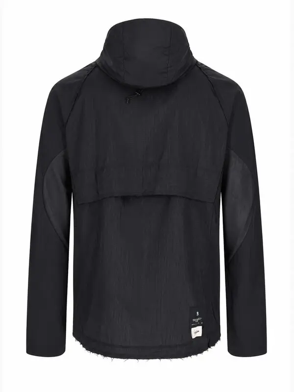 Y3 Giacca "running" Con Cappuccio E Zip