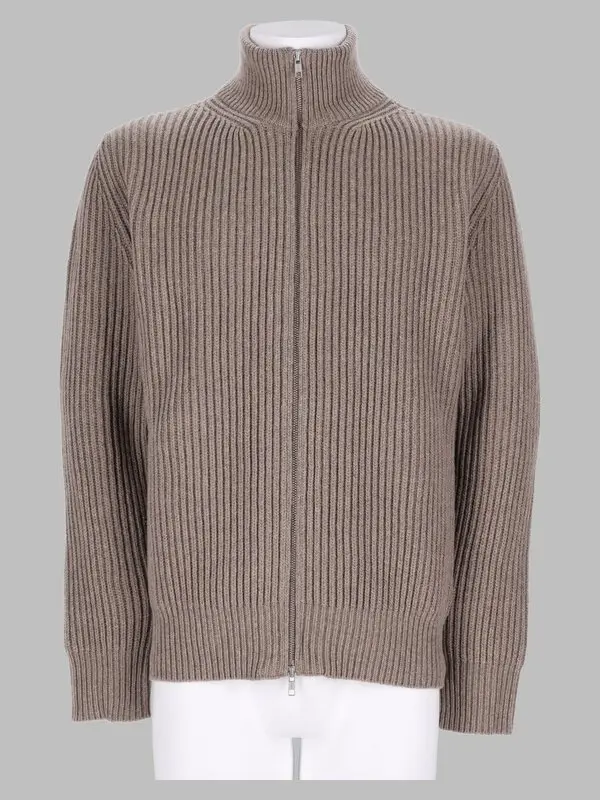 MAISON MARGIELA Maglia A Costine Con Zip