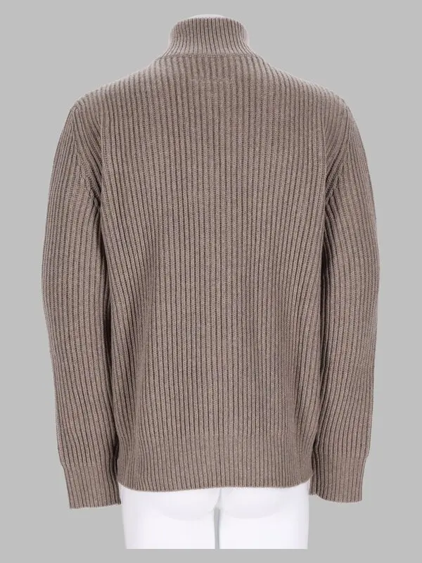 MAISON MARGIELA Maglia A Costine Con Zip