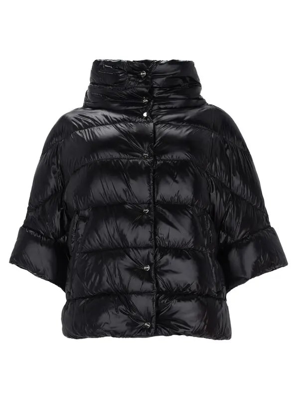Herno Piumino Lungo Ultralight Down Jacket - Black