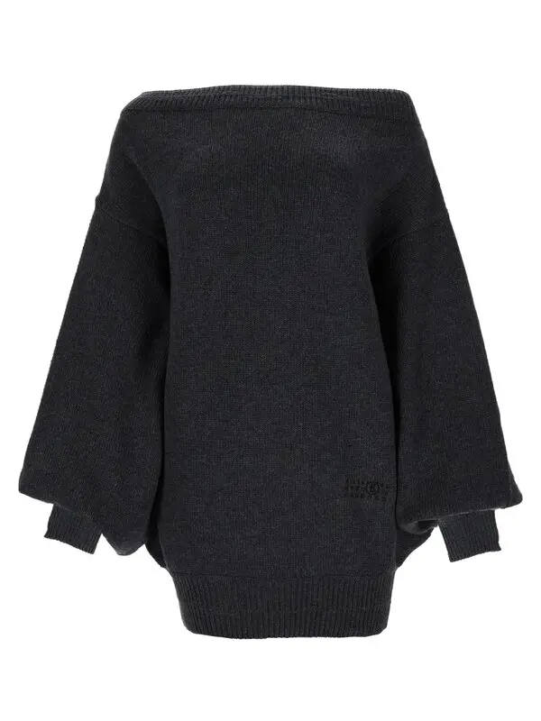 MAISON MARGIELA Abito In Maglia Di Lana - Grey