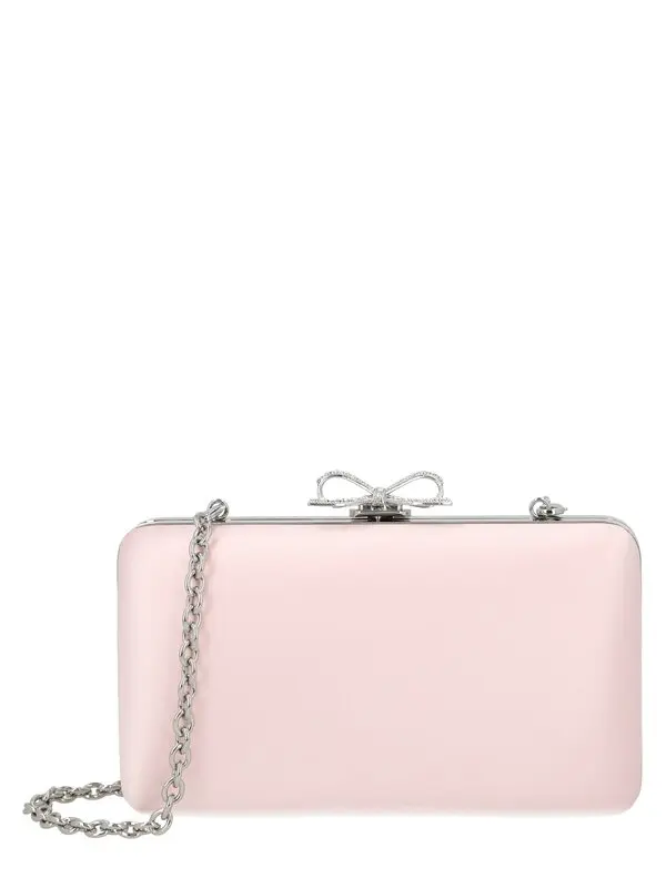 SELF-PORTRAIT Clutch Rosa In Raso - Pink
