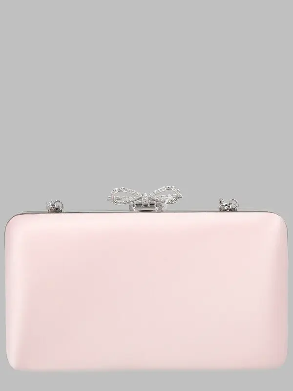 SELF-PORTRAIT Clutch Rosa In Raso
