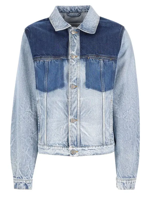 MAISON MARGIELA Giacca In Denim Effeto Patchwork
