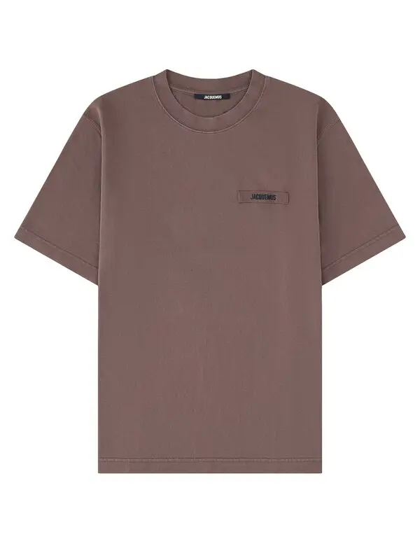 Jacquemus T-shirt "gros Grain - Brown