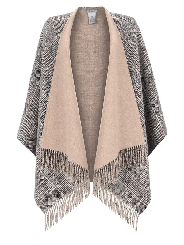 Brunello Cucinelli Poncho In Cashmere