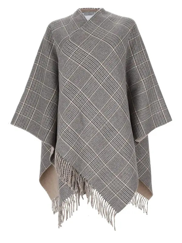 Brunello Cucinelli Poncho In Cashmere