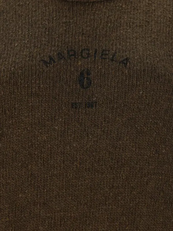 MAISON MARGIELA Maglia Con Dettagli Sfrangiati