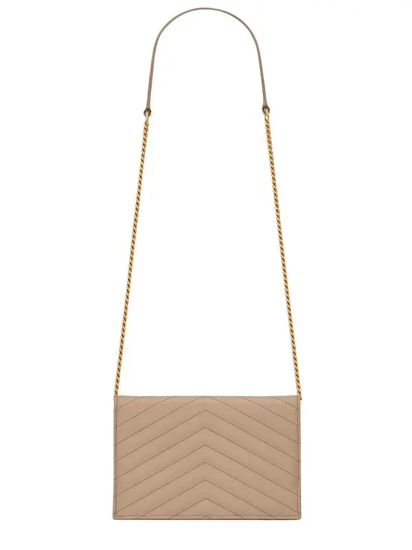 Saint Laurent Portafoglio Con Catena "envelope Cassandre