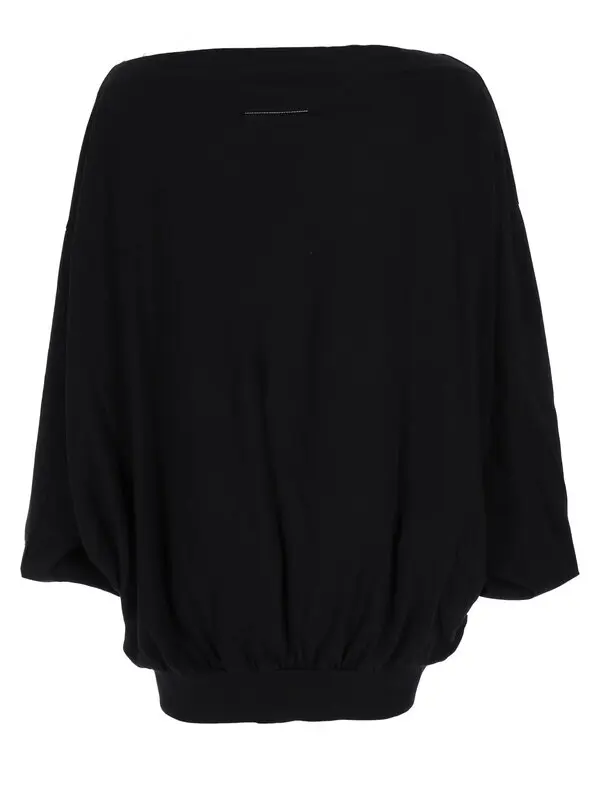 MAISON MARGIELA T-shirt Asimmetrica A Manica Lunga