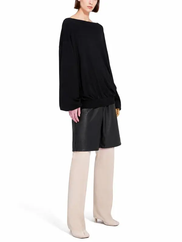 MAISON MARGIELA Asymmetrical Long Sleeve T-shirt