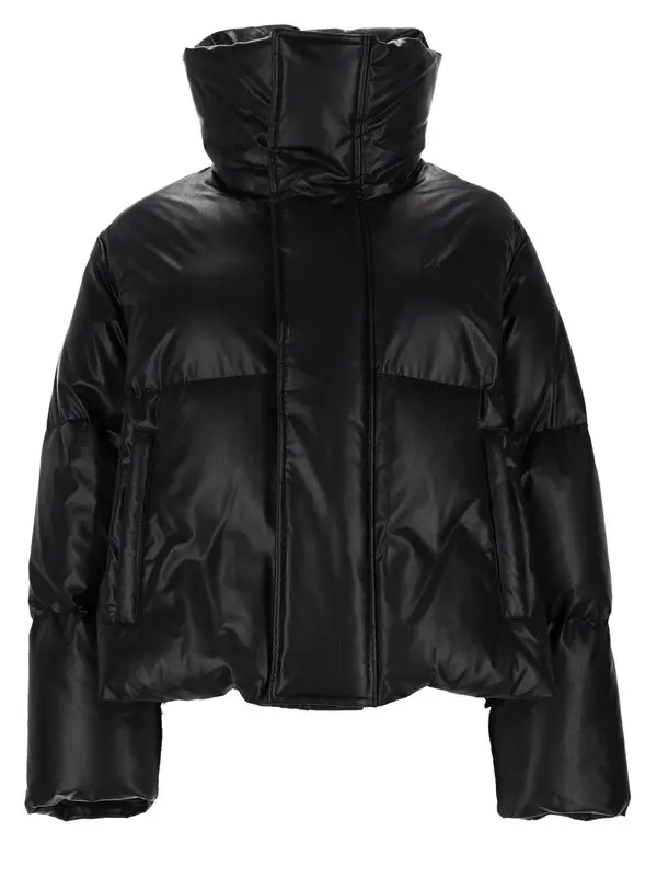 MAISON MARGIELA Giacca Imbottita In Ecopelle