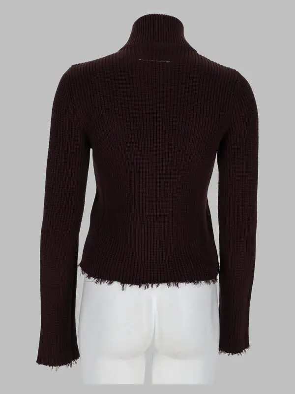 MAISON MARGIELA Cardigan A Coste Con Zip