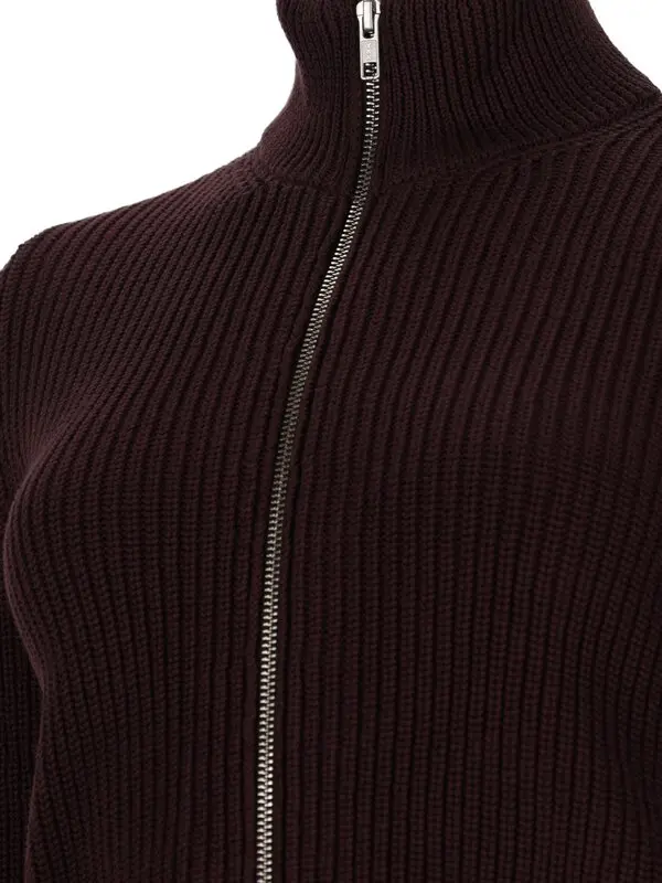 MAISON MARGIELA Cardigan A Coste Con Zip