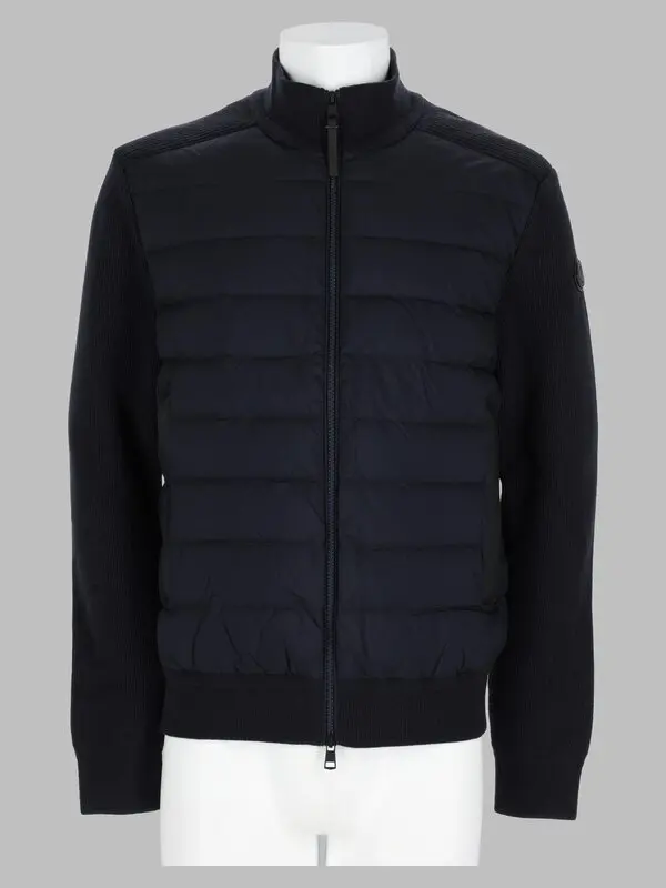 Moncler Quilted Zip-up Cardigan