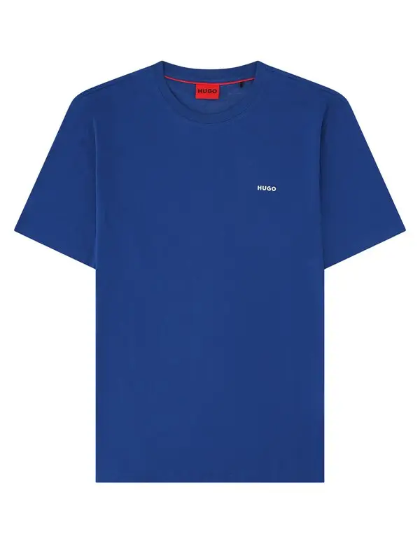 Hugo T-shirt "dero" Con Logo - Blue