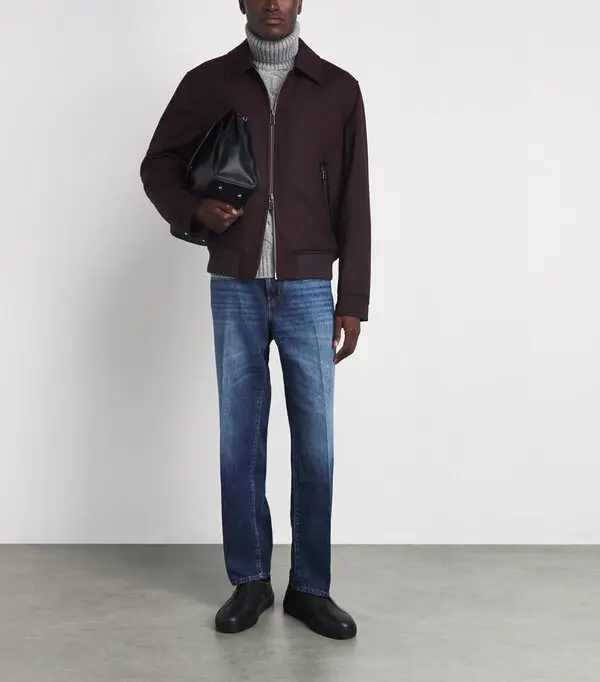 Isaia Cashmere Cable-knit Rollneck Sweater