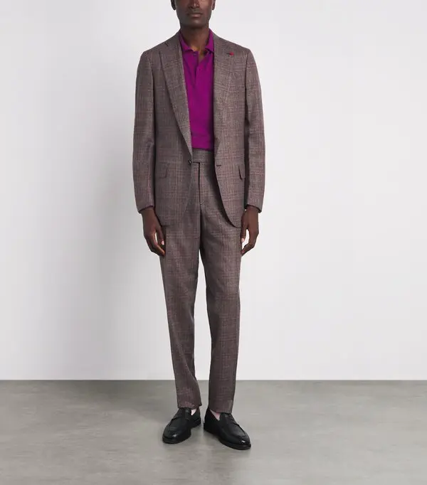 Isaia Cashmere Check Domenico 2-piece Suit
