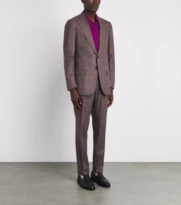 Isaia Cashmere Check Domenico 2-piece Suit