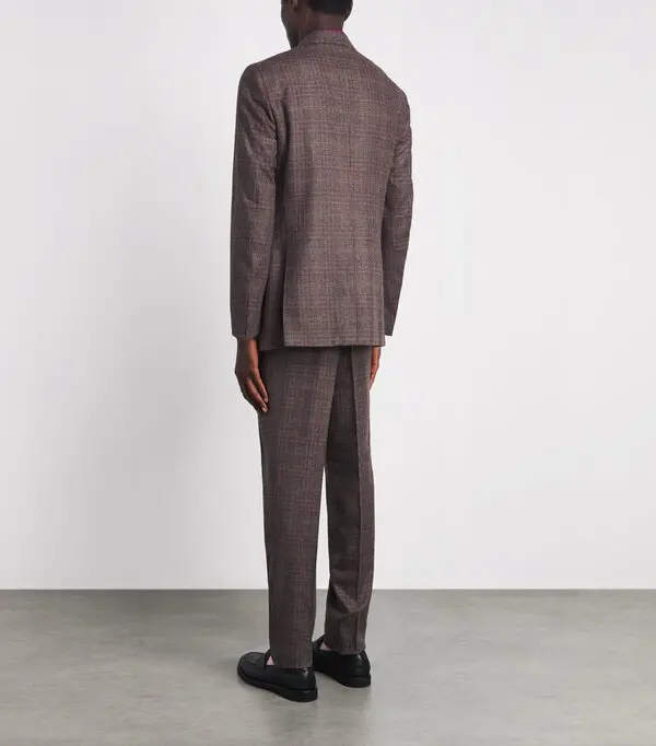 Isaia Cashmere Check Domenico 2-piece Suit