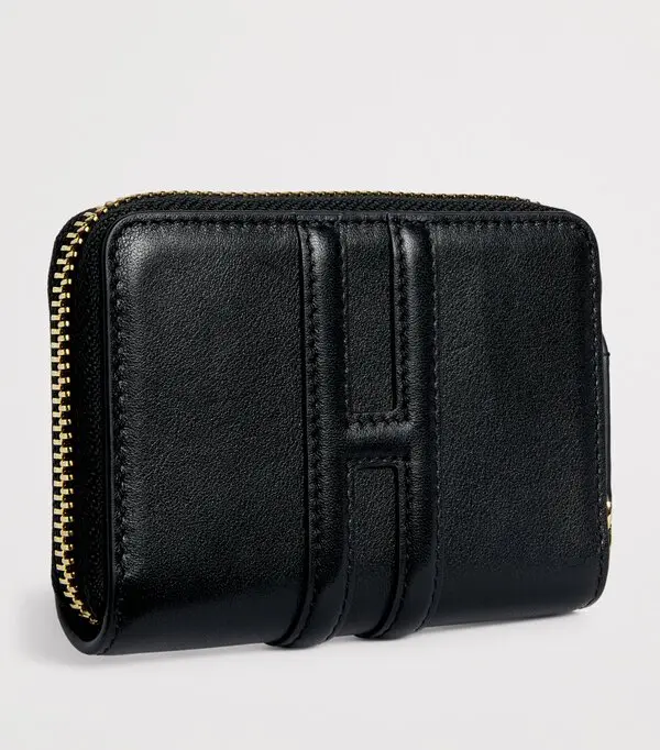 Harrods Leather Zip-around Purse