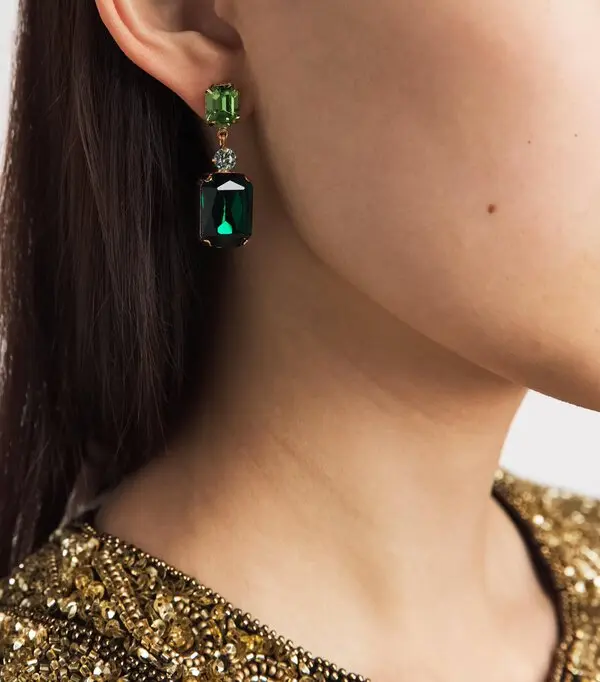 JENNIFER BEHR Yellow Gold-plated Justine Drop Earrings
