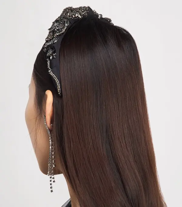 JENNIFER BEHR Satin Embellished Scarlette Headband