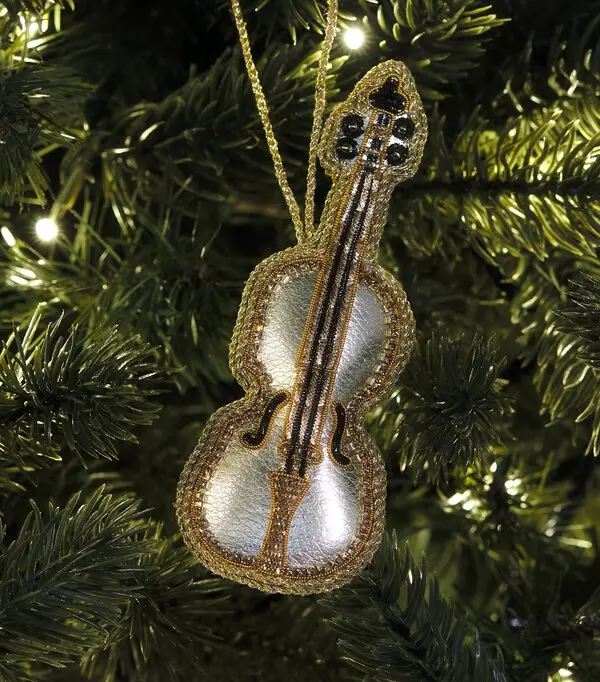 Tinker Tailor Beaded Violin Decoration