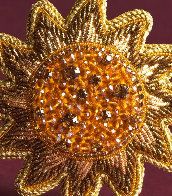 Tinker Tailor Beaded Sunburst Tree Decoration