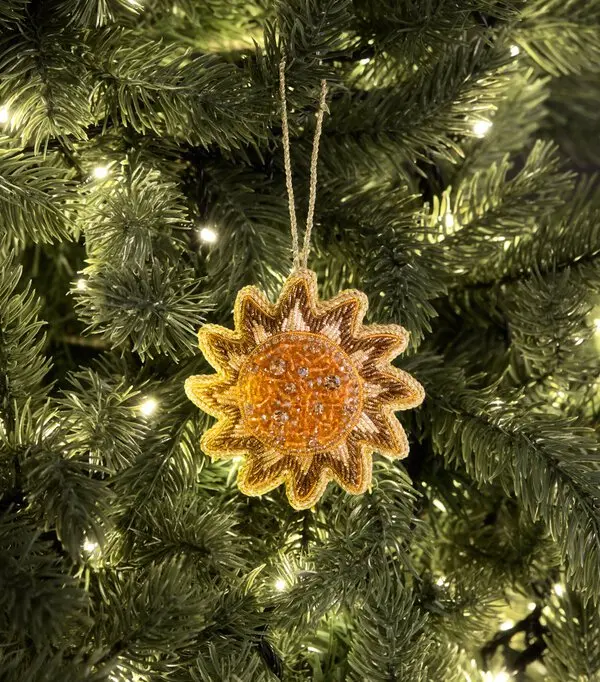 Tinker Tailor Beaded Sunburst Tree Decoration
