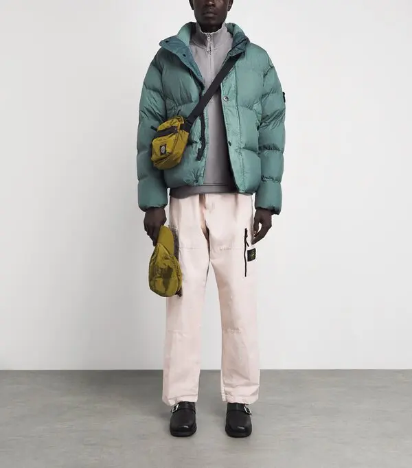 Stone Island Organic Cotton Half-zip Sweater