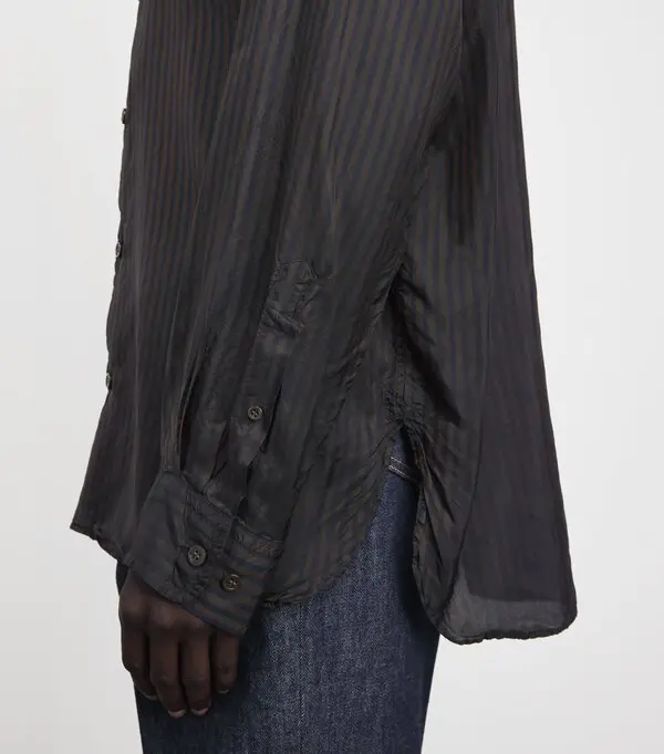Dries Van Noten Cotton Stripe Croom Shirt