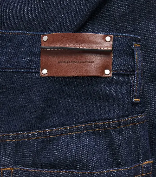 Dries Van Noten Pleated Wide-leg Jeans