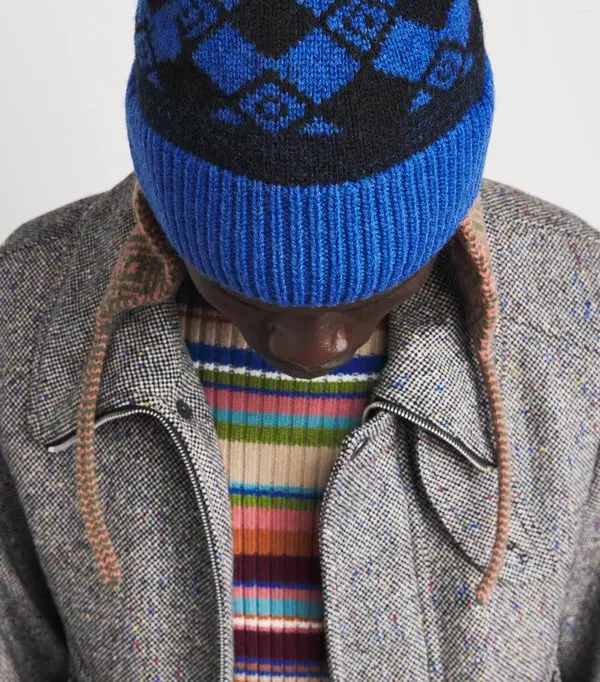 Dries Van Noten Wool Jacquard Hat