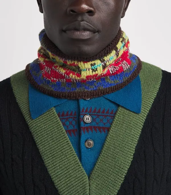 Dries Van Noten Wool-blend Fringed Scarf