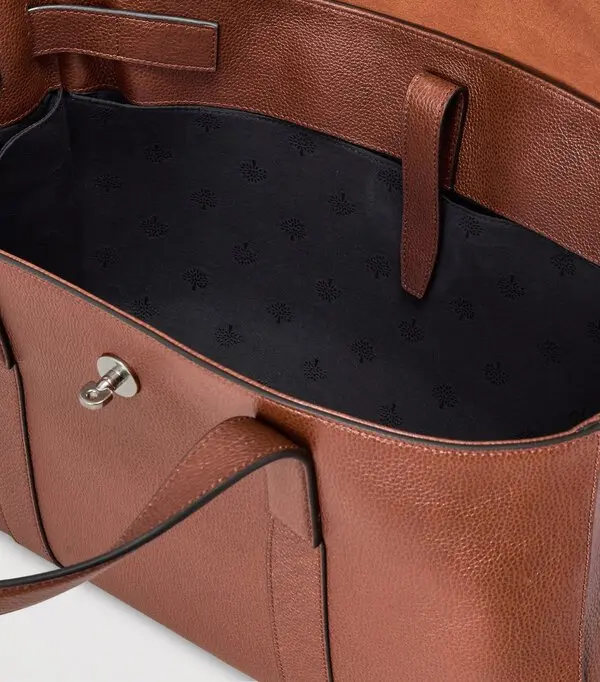 Mulberry Leather Heritage Piccadilly Messenger Bag - Brown