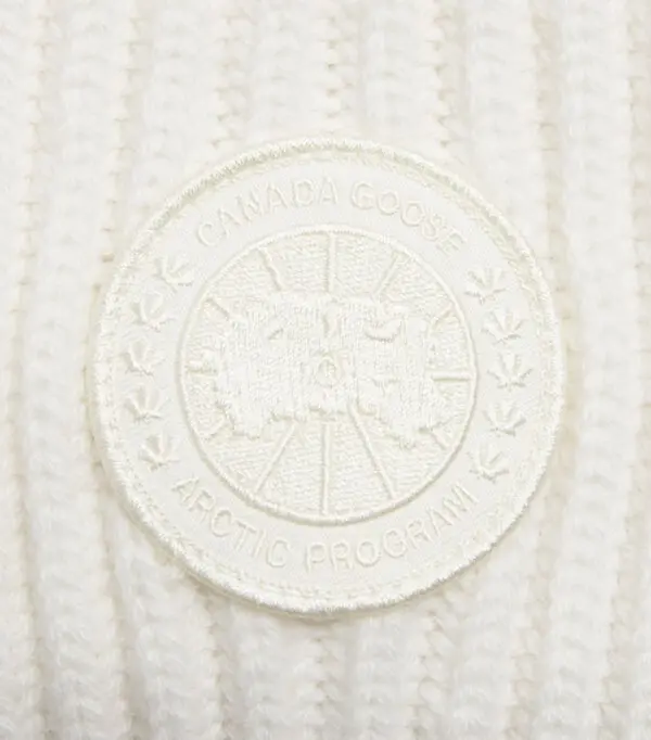 Canada Goose Merino Wool-cashmere Double Fold Beanie