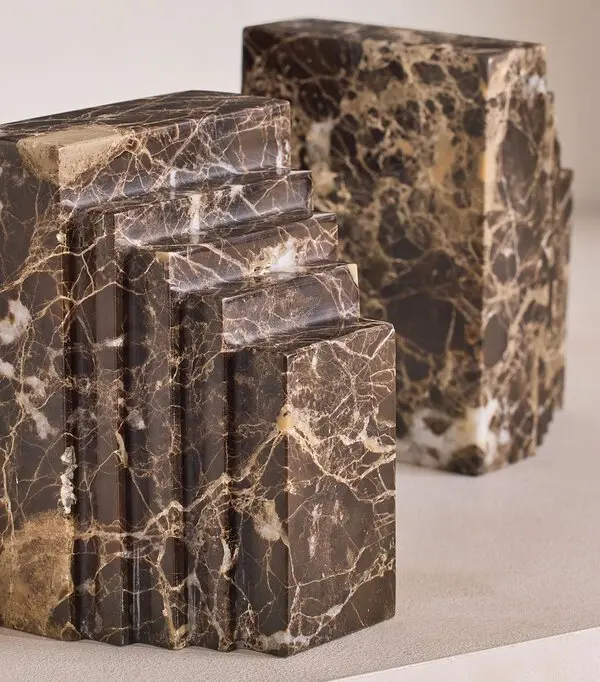 SOHO HOME Marble Lola Bookends
