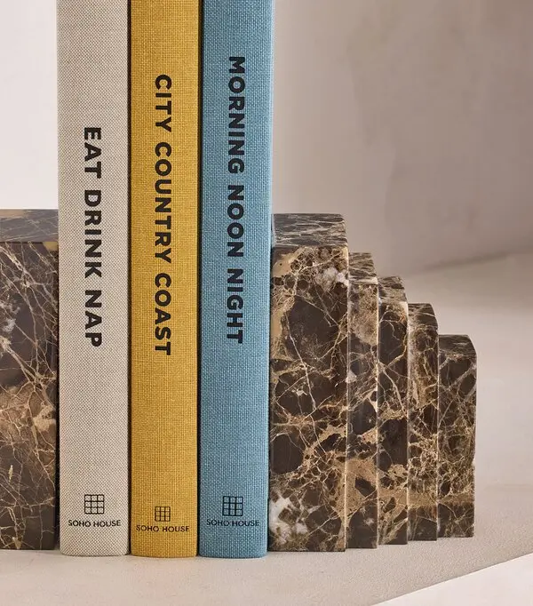 SOHO HOME Marble Lola Bookends