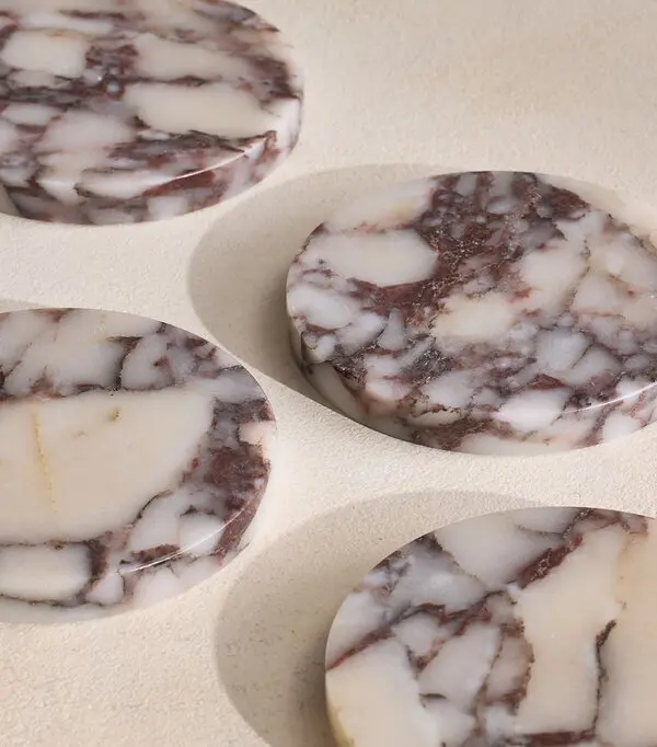 SOHO HOME Set Of 4 Marble Hanson Coasters