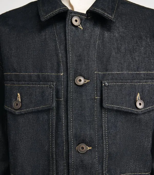 LEMAIRE Trucker Denim Jacket - Black