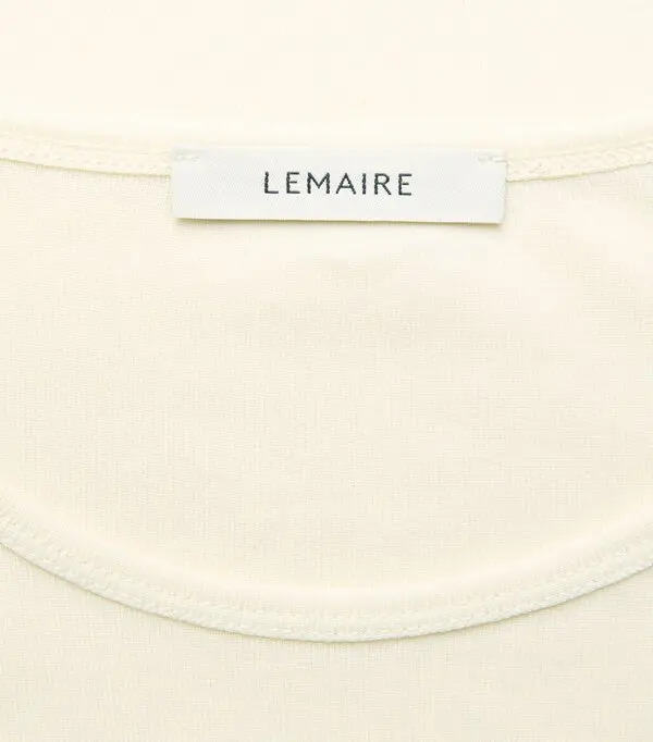 LEMAIRE Cotton Scoop-neck T-shirt
