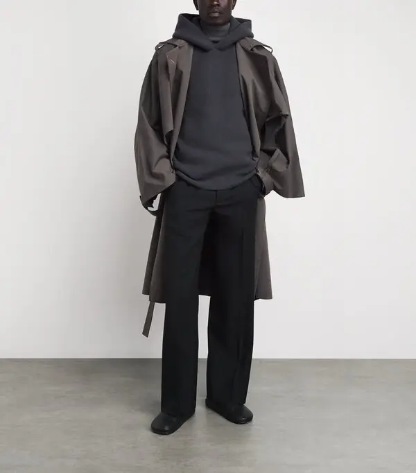 LEMAIRE Oversized Stretch Cashmere Hoodie