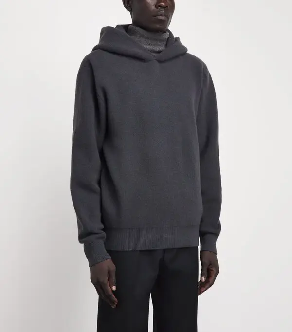 LEMAIRE Oversized Stretch Cashmere Hoodie