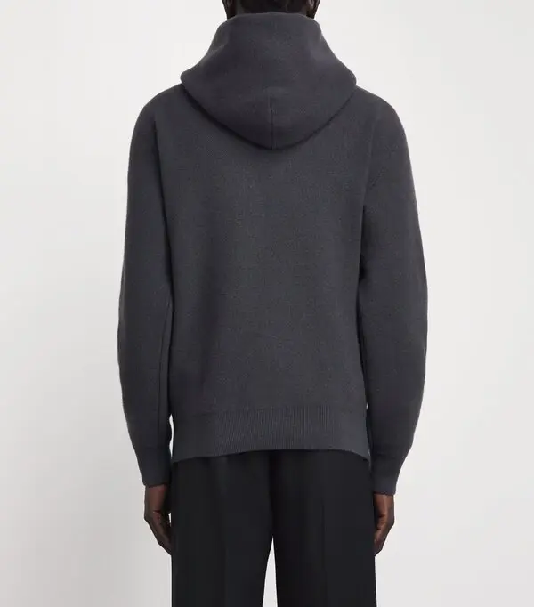LEMAIRE Oversized Stretch Cashmere Hoodie