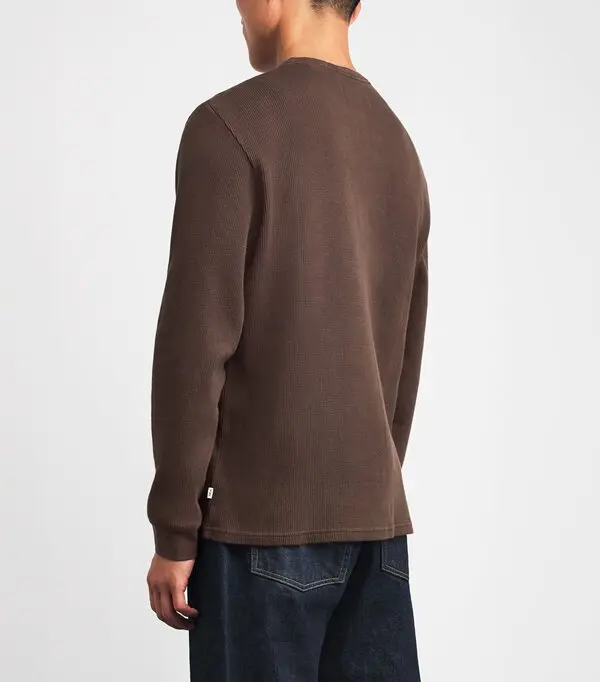 WAX LONDON Cotton Caleb Henley Top